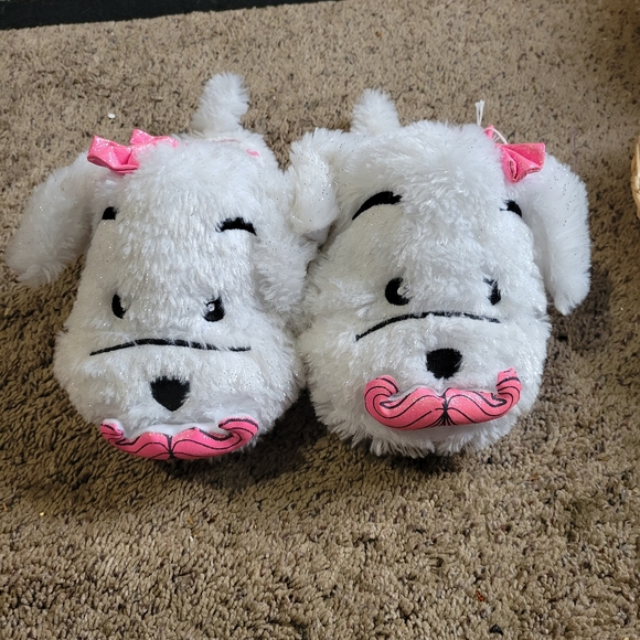 Justice | Shoes | Girls Plush Puppy Slipperssize 23 | Poshmark